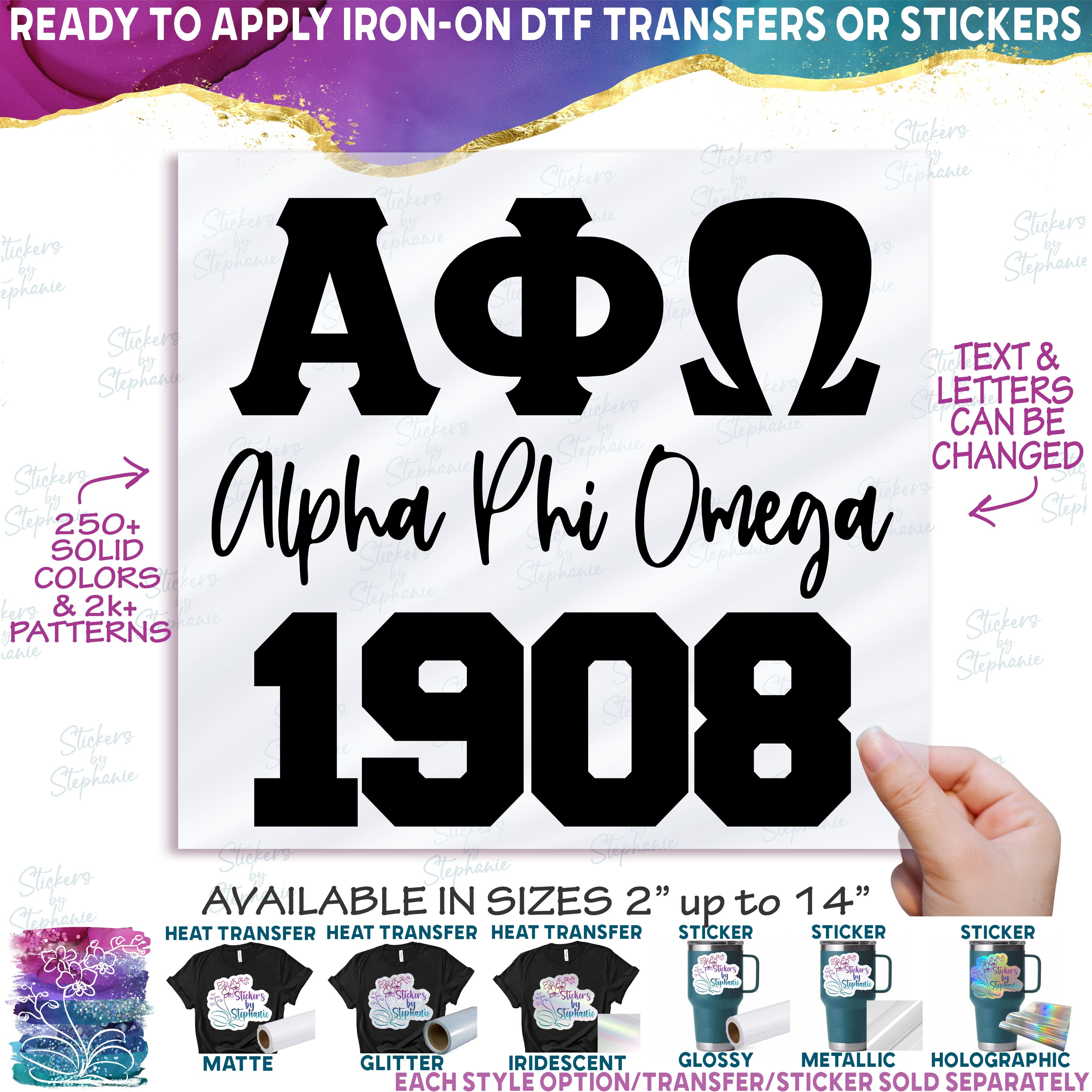(s072-D) Greek Monogram Sorority Fraternity Letters School Name Year C ...